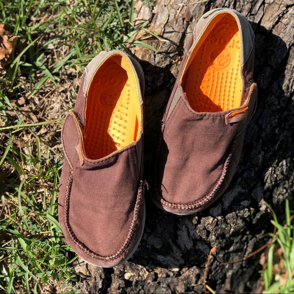 CROCS | Shoes | Crocs Canvas Slip Ons | Poshmark